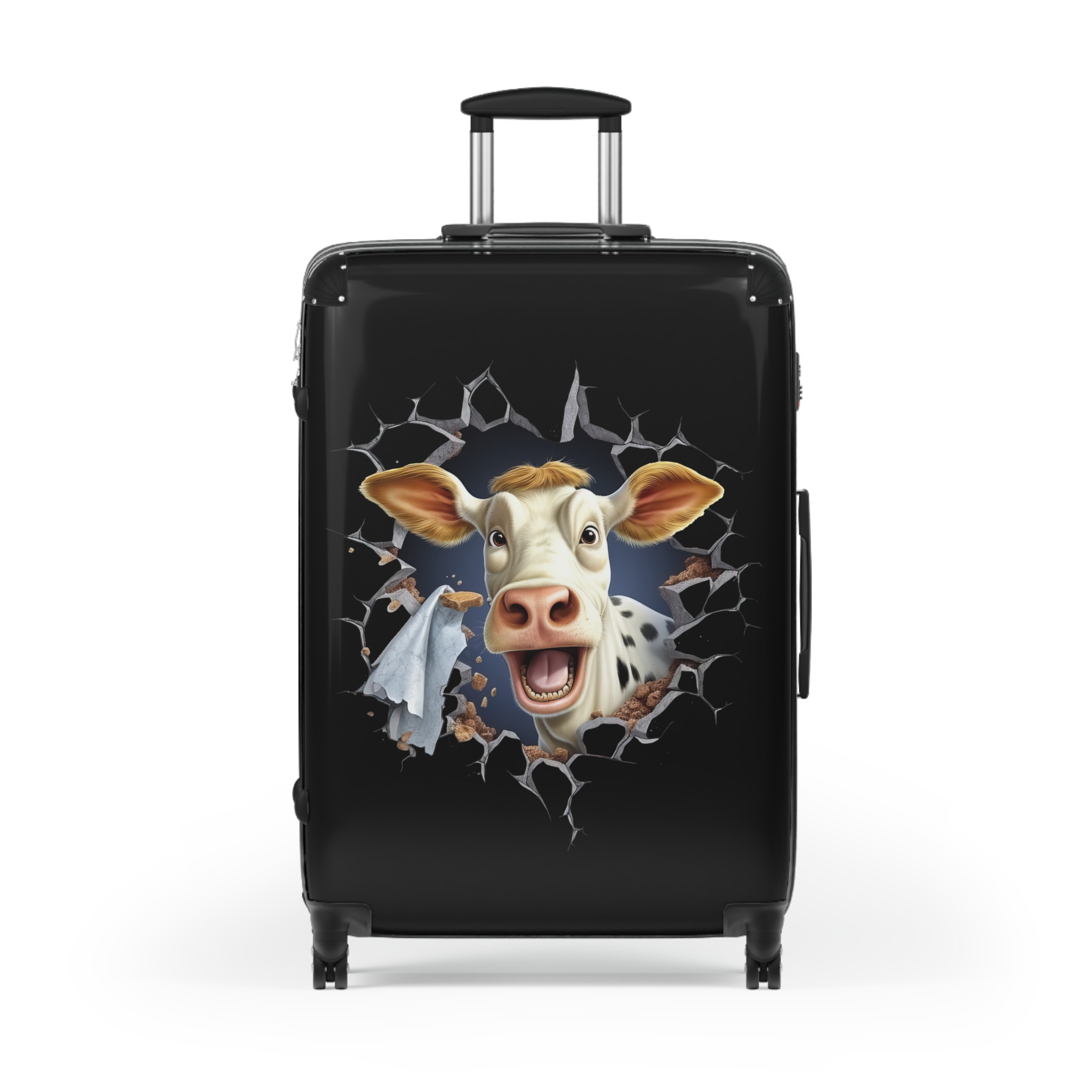 Highland Cow Suitcase | Cow Luggage - V Luggage.
