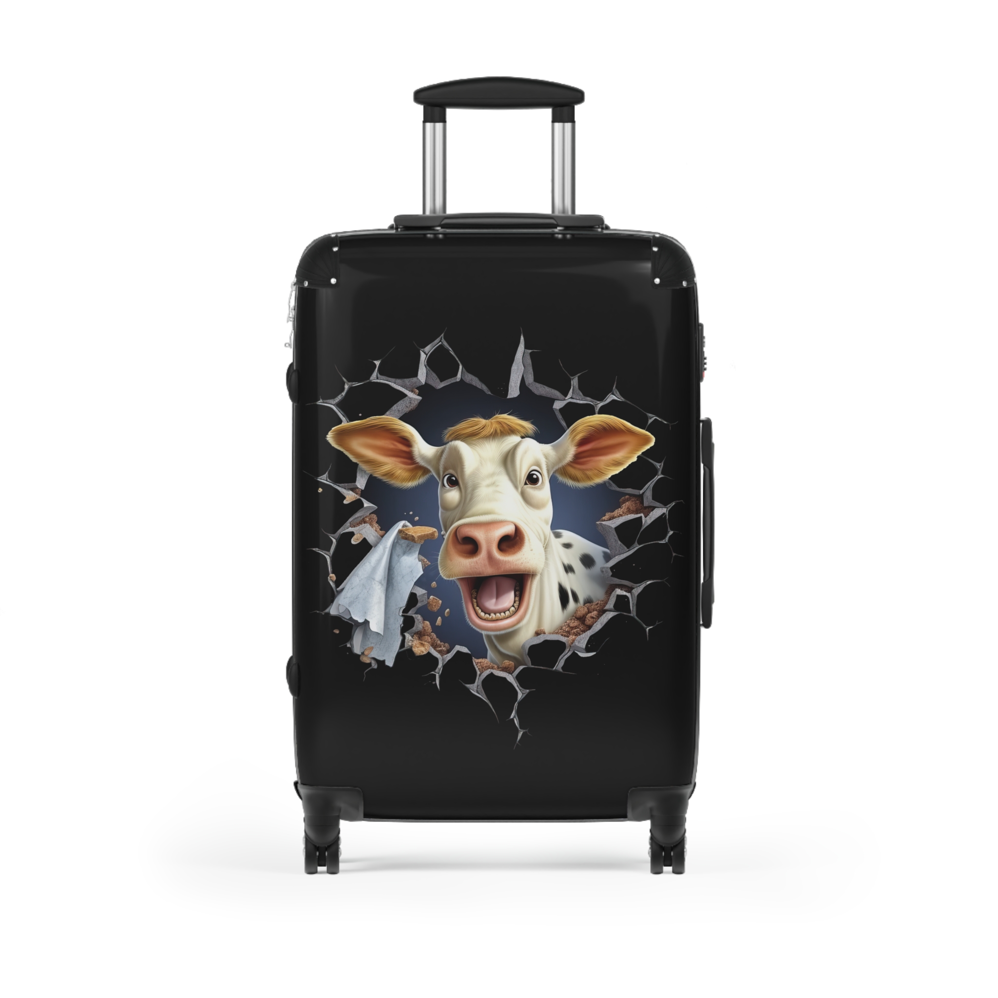 Highland Cow Suitcase | Cow Luggage - V Luggage.