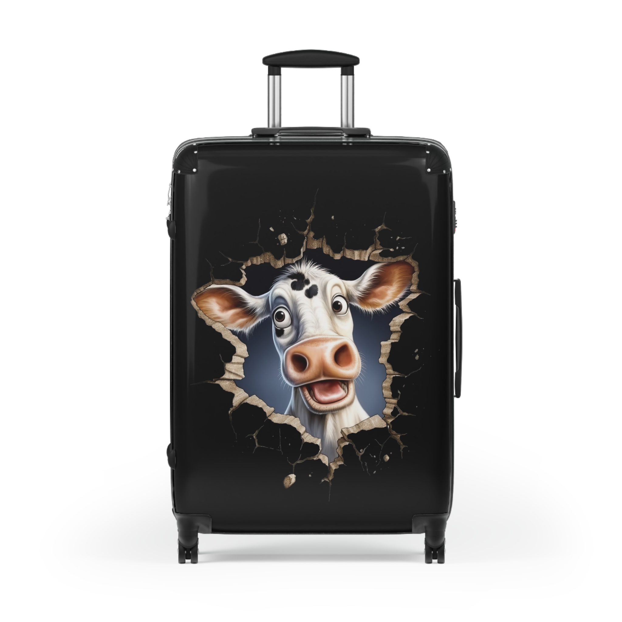 Highland Cow Suitcase | Cow Luggage - V Luggage.