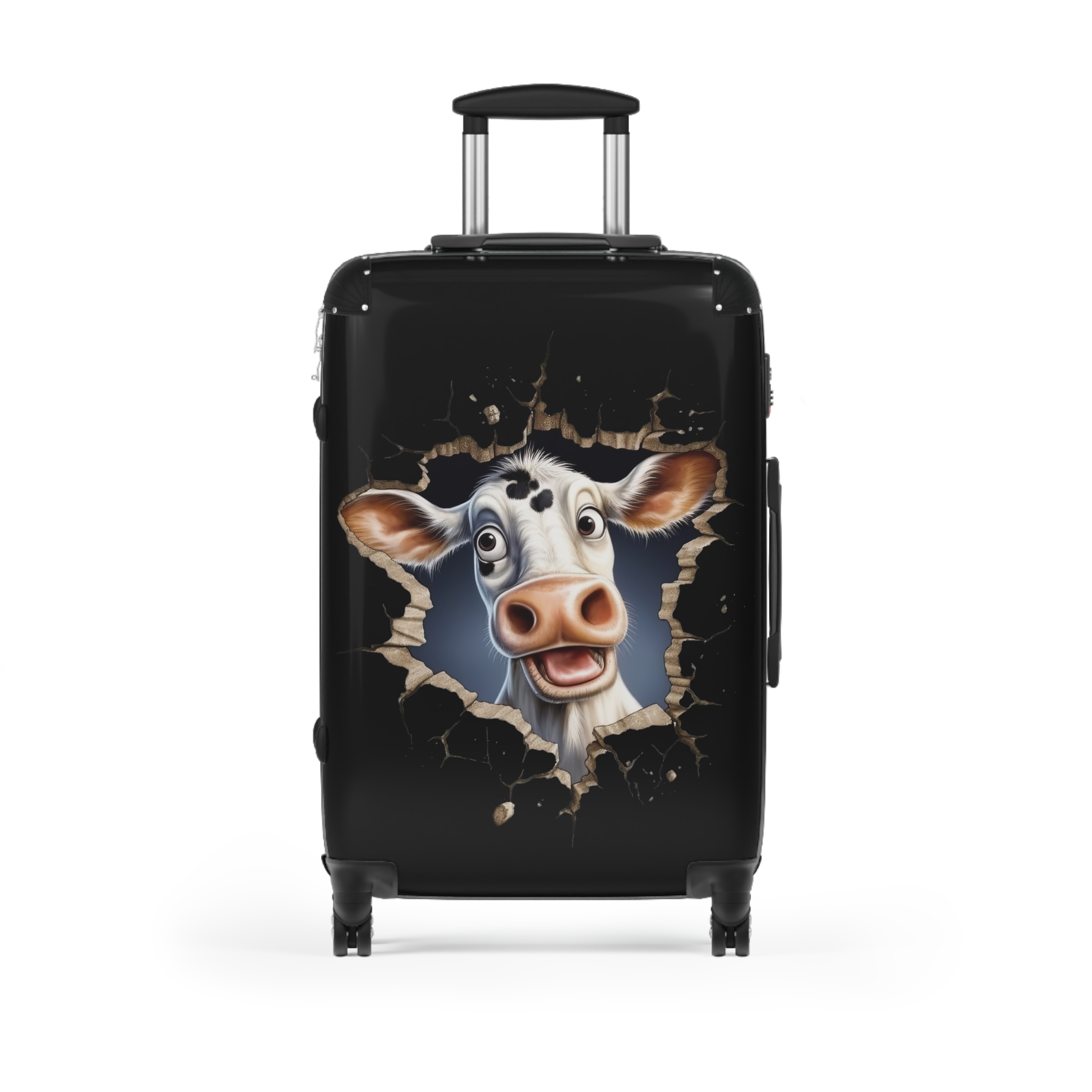 Highland Cow Suitcase | Cow Luggage - V Luggage.
