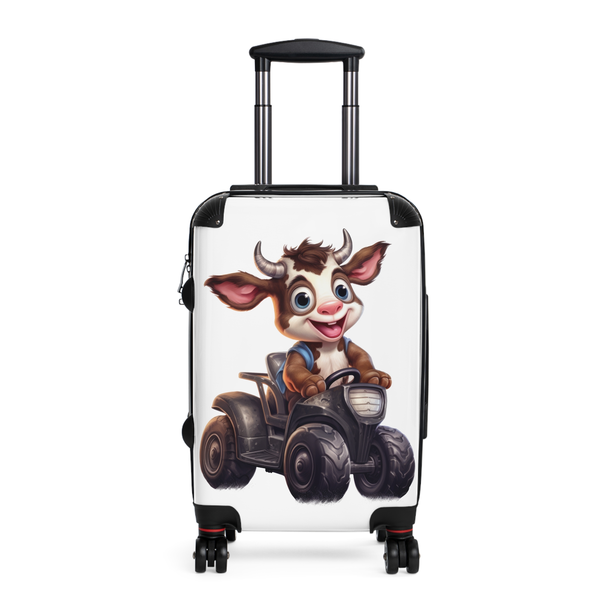 Highland Cow Suitcase | Cow Luggage - V Luggage.