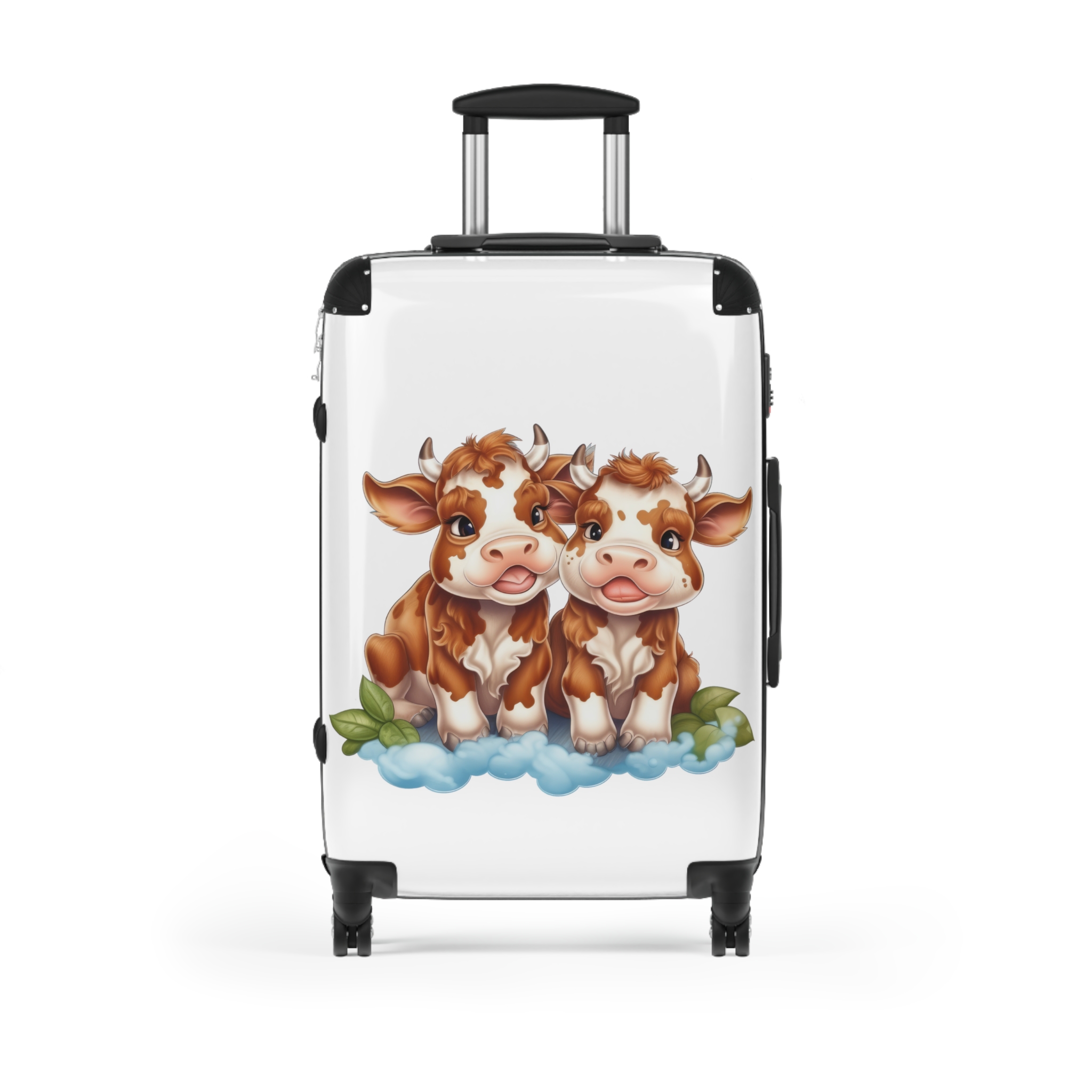 Highland Cow Suitcase | Cow Luggage - V Luggage.