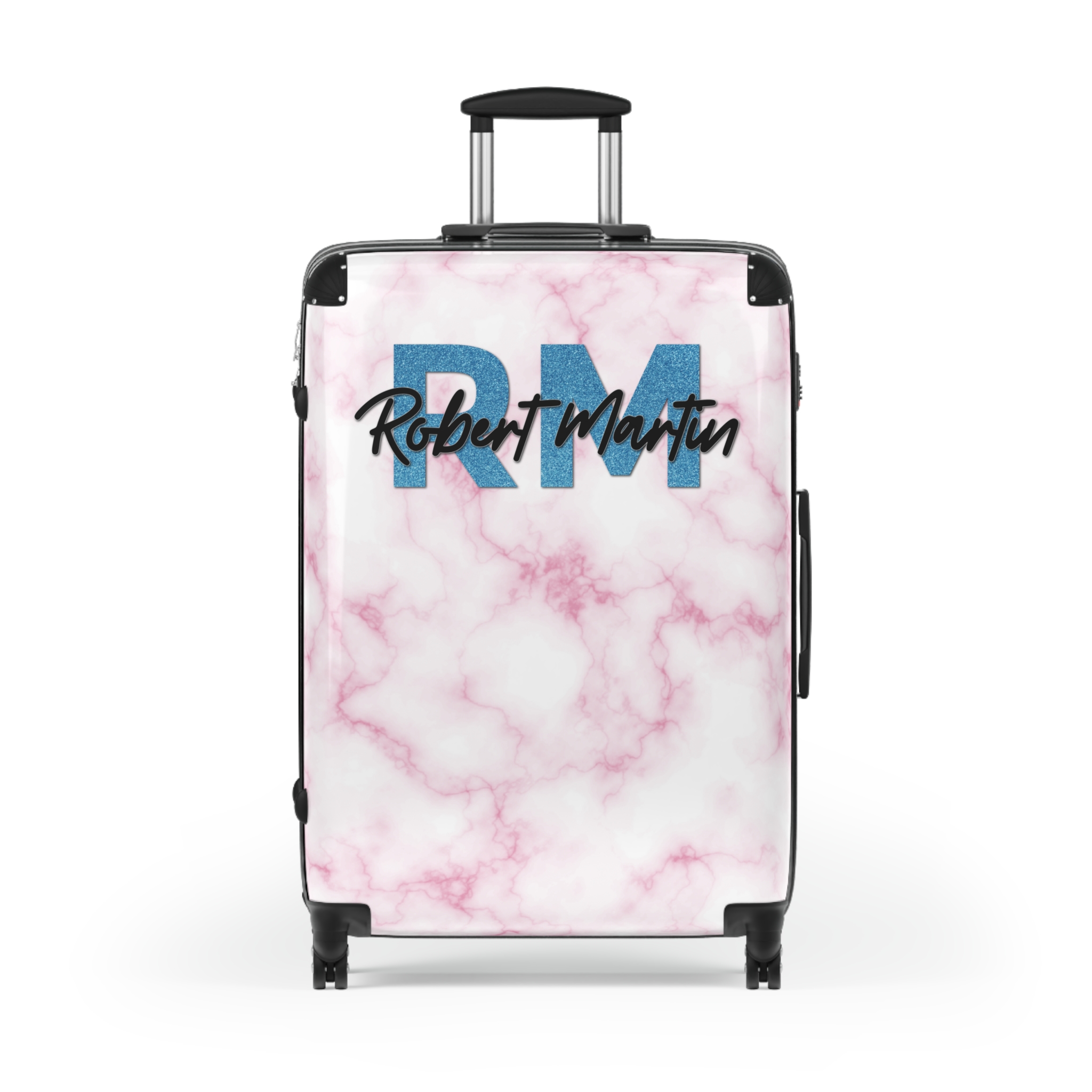 Marble Custom Suitcase | Personalized Luggage - V Luggage.