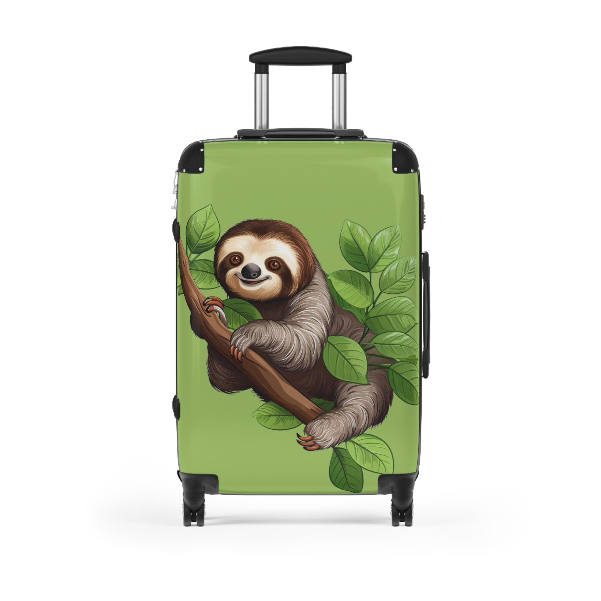 Cute Sloth Suitcase - Whimsical Travel Companion -V Luggage.