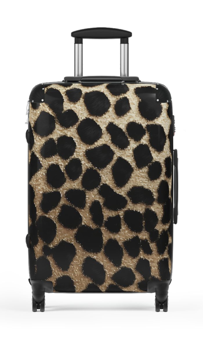 Leopard Print Suitcases – Stylish and Durable Travel Gear