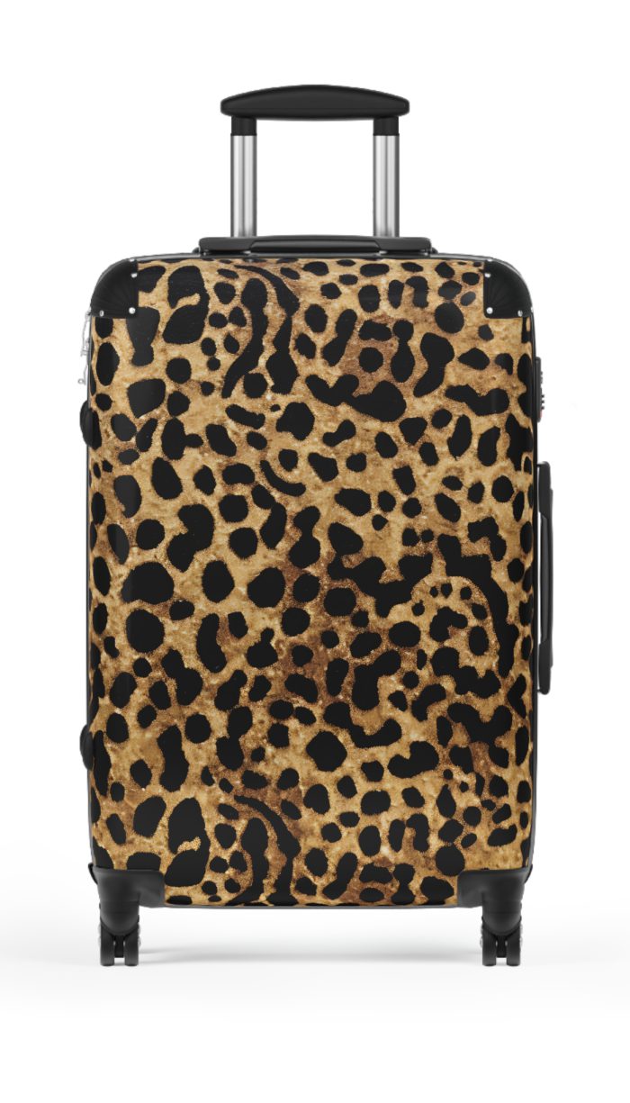 Leopard Print Suitcases – Stylish and Durable Travel Gear