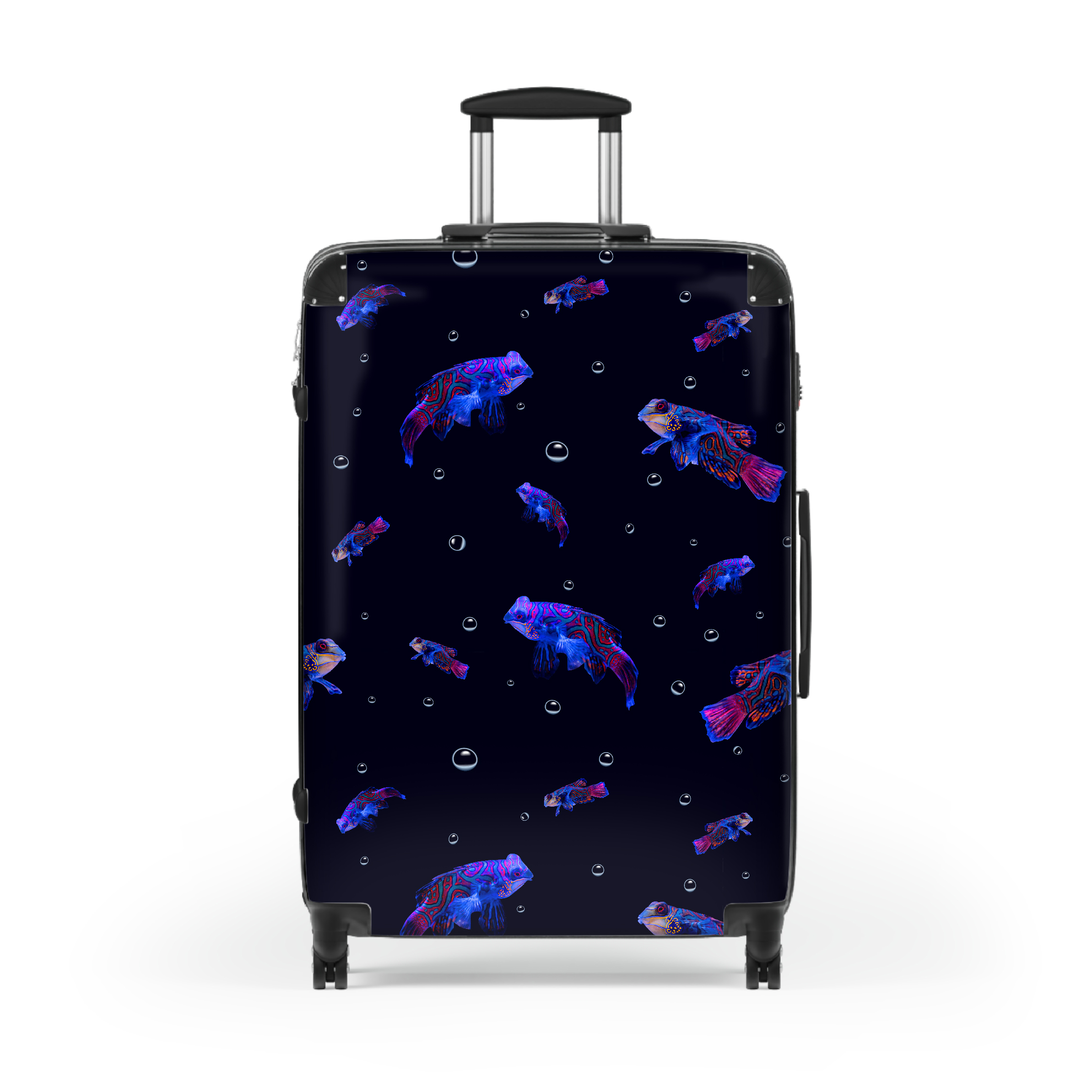 Mandarin Fish Suitcase - Aquatic Travel Style - V Luggage.