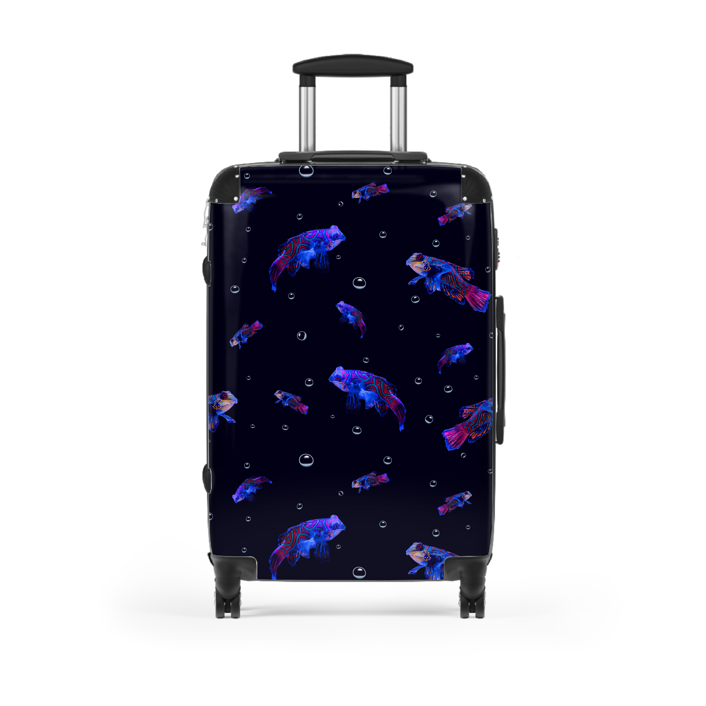 Mandarin Fish Suitcase - Aquatic Travel Style - V Luggage.